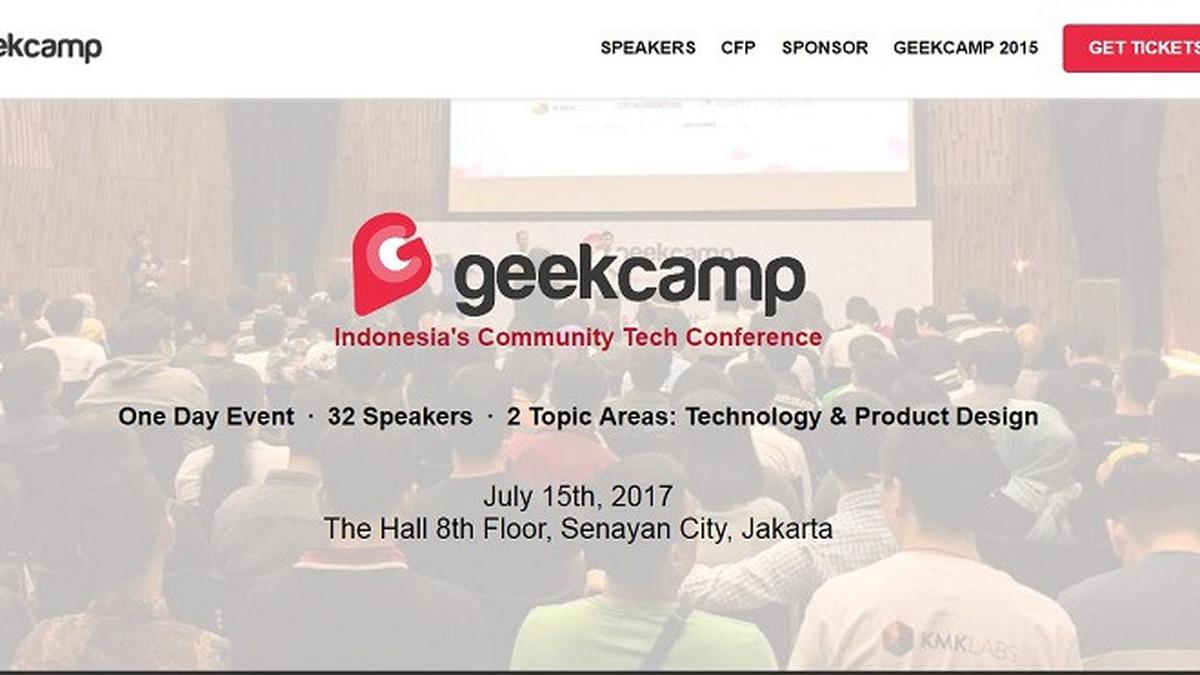 Bersiap Gelaran Geekcamp 2017 Digelar Bulan Depan Tekno Liputan6