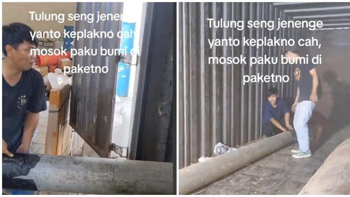 Momen Kurir Temukan Paket Paku Bumi Ini Bikin Netizen Heran Hot