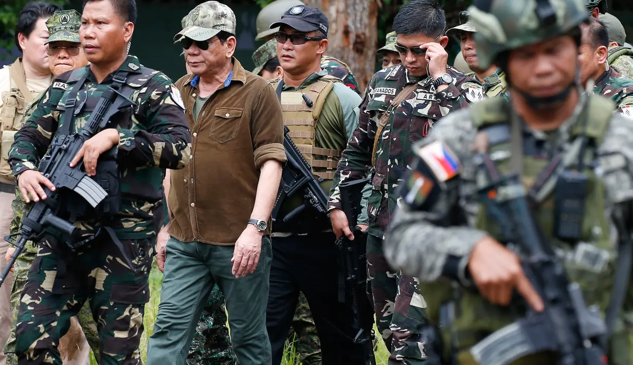 PHOTO: Setelah Lima Bulan Pertempuran, Duterte Umumkan Pembebasan ...