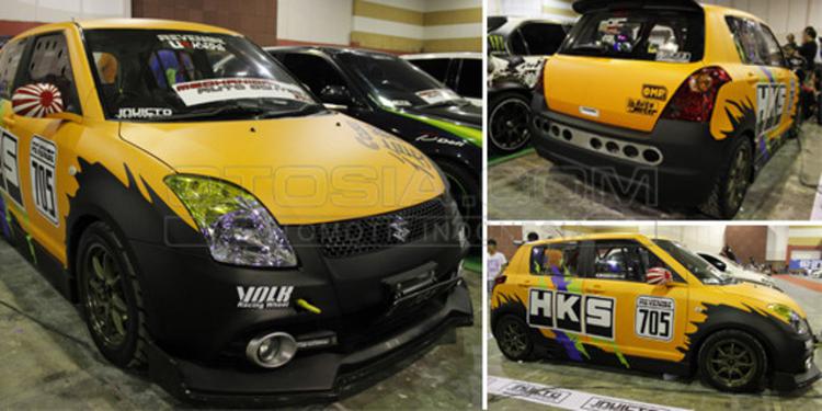 5 Transformasi Suzuki Swift GT3 Menjadi "Racing Drag" - Berita Otosia.com
