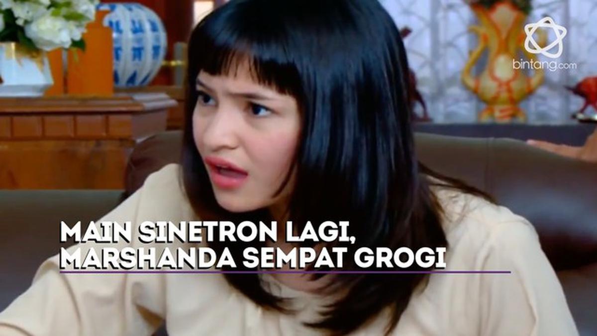 Main Sinetron Lagi, Marshanda Sempat Grogi