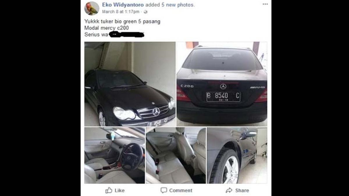 Edan, Mercy C200 Ditukar dengan 7 Ekor Burung - Berita Otosia.com