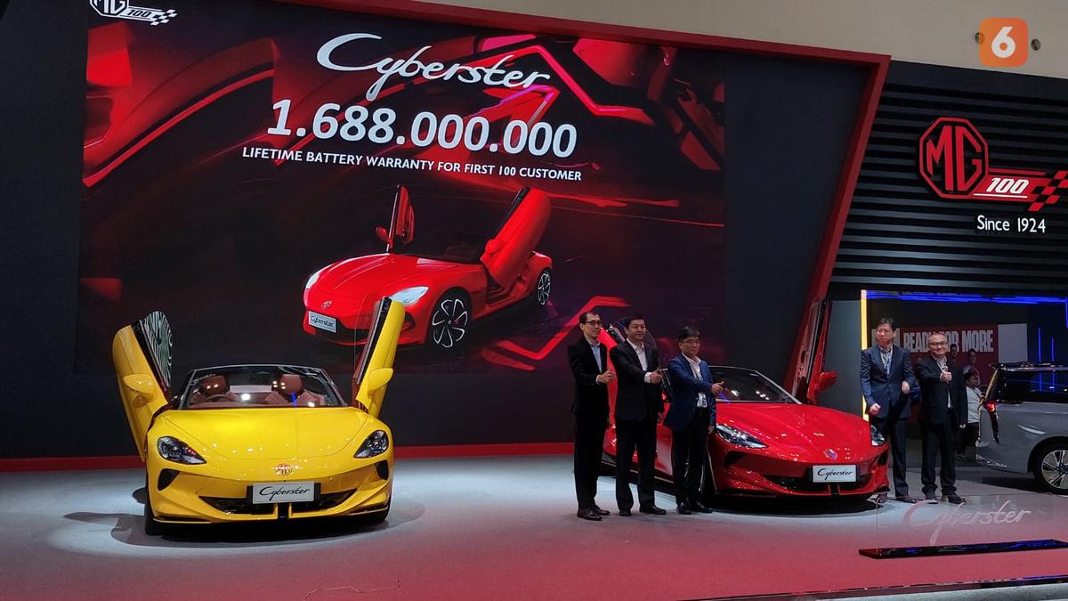 MG Cyberster Debut di GIIAS 2024, Harga Tembus Rp 1,6 Miliar - Otomotif ...