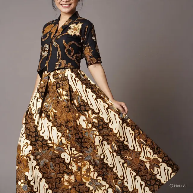 11 Model Rok Batik Kekinian yang Memadukan Gaya Tradisional dan Modern ...