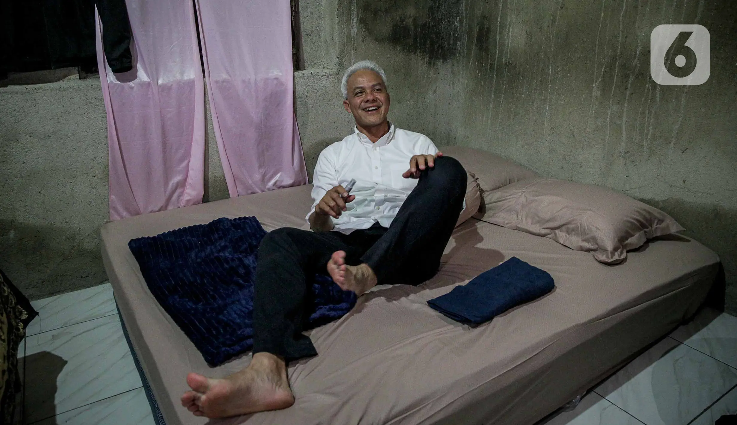 Saat Ganjar Pranowo Menginap di Rumah Guru Honorer - Foto Liputan6.com