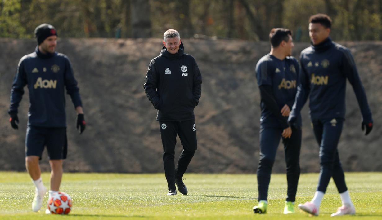 FOTO: MU Siap Jamu Barcelona di Old Trafford - Foto Liputan6.com