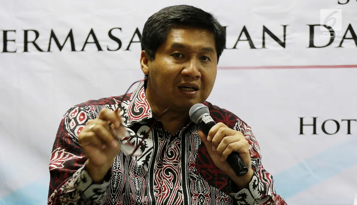 FOTO: Bahas Pilkada Sumut 2018, Begini Gaya Idrus Marham dan Maruarar ...