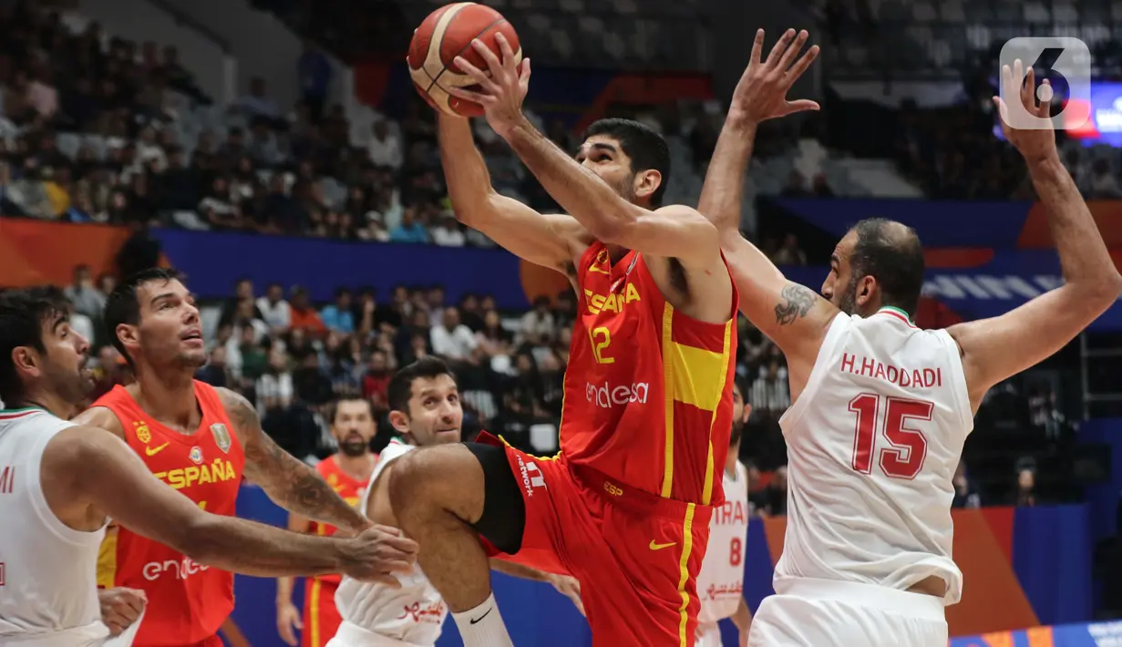 Kandaskan Iran, Timnas Basket Spanyol Juara Grup G FIBA World Cup 2023 ...