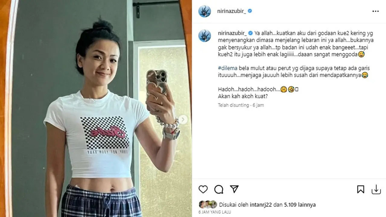Nirina Zubir Sudah Memiliki Bentuk Tubuh Ideal, Galau Berhadapan dengan ...