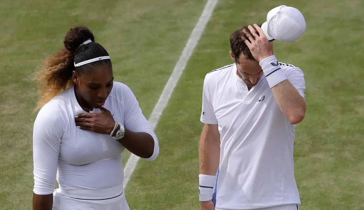 FOTO: Murray/Williams Takluk dari Soares/Melichar di Wimbledon 2019 - Foto Liputan6.com