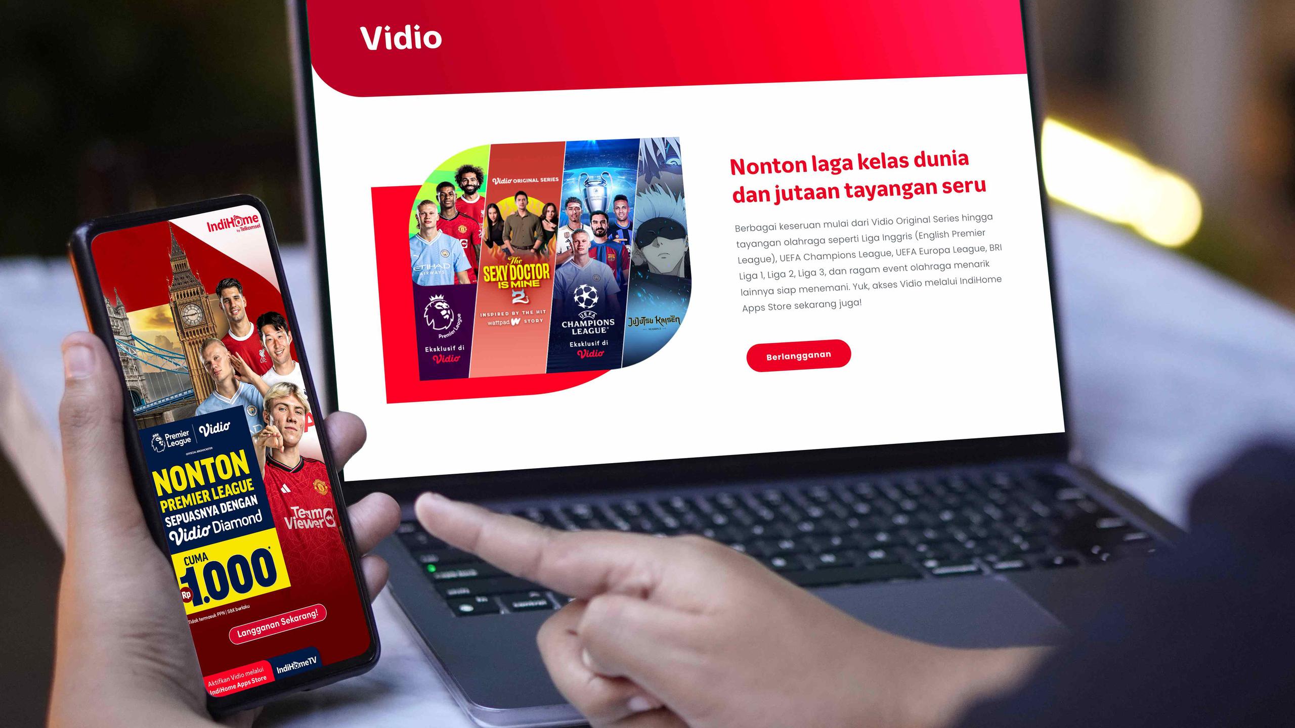 Telkomsel Rilis Add-On Vidio Diamond, Cuma Rp 1.000 di IndiHome TV
