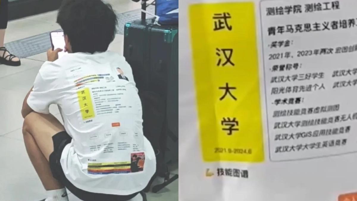 Sulit Cari Kerja, Pria Ini Cetak CV di Kaus yang Jadi Iklan Berjalan