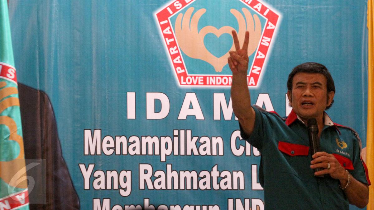 Rhoma Irama: Partai Idaman Bakal Jadi Partai Besar di 2019 - News ...