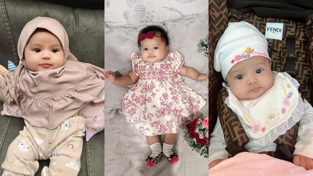 7 Potret Terbaru Baby Ameena di Usia 3 Bulan, Makin Lucu dan ...