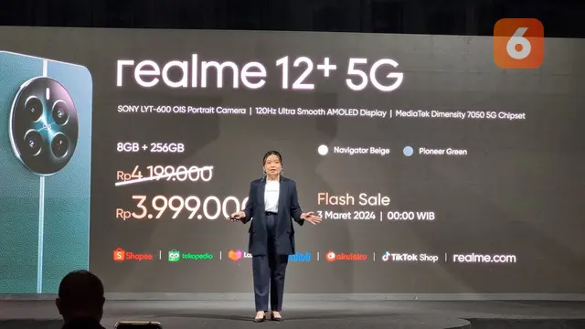 Realme 12 Plus Debut Global di Indonesia dengan Harga Rp 4,1 Juta ...