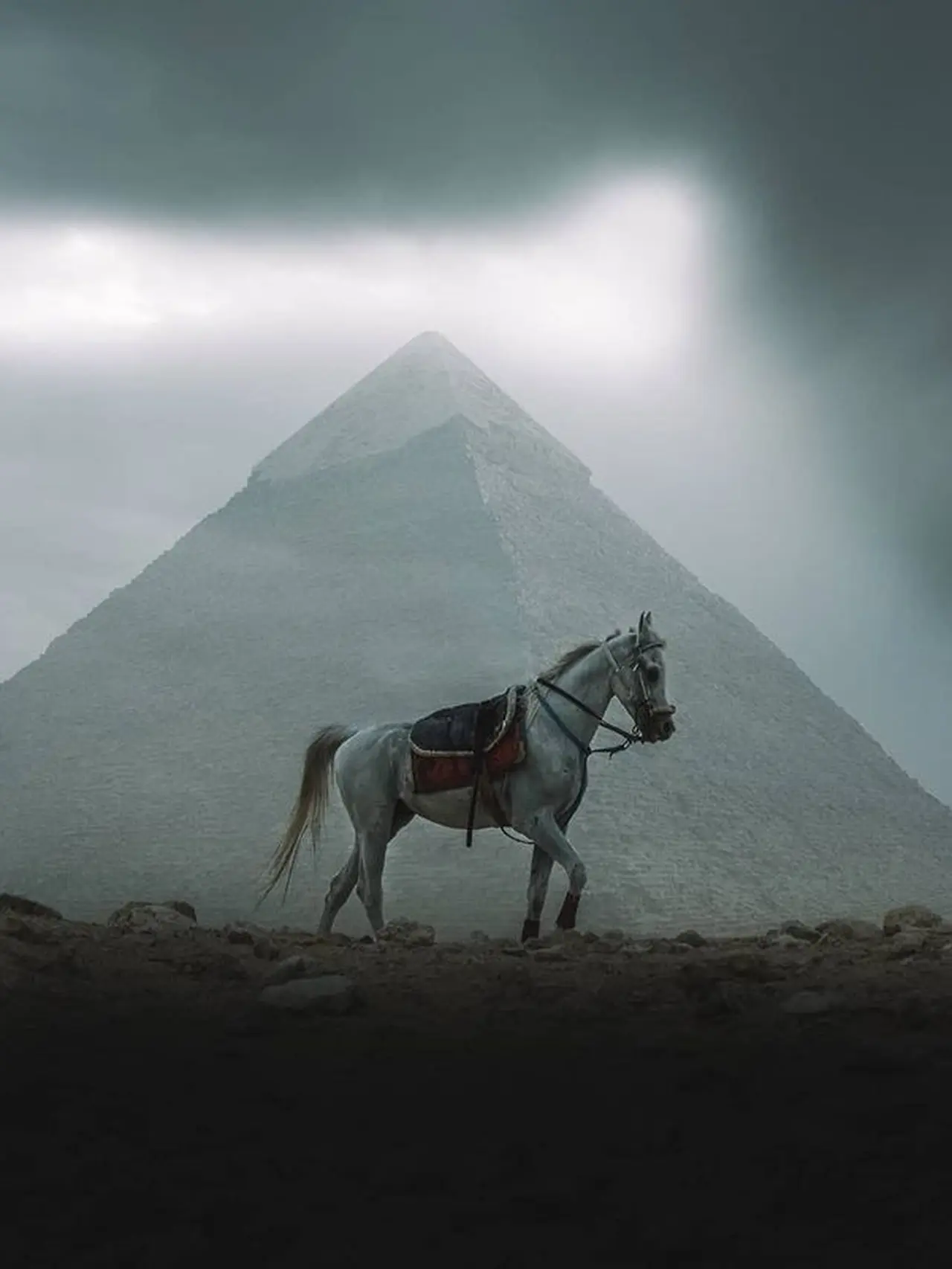 Menakjubkan, 6 Foto Piramida Giza Ini Hasilnya Diubah Jadi Efek ...