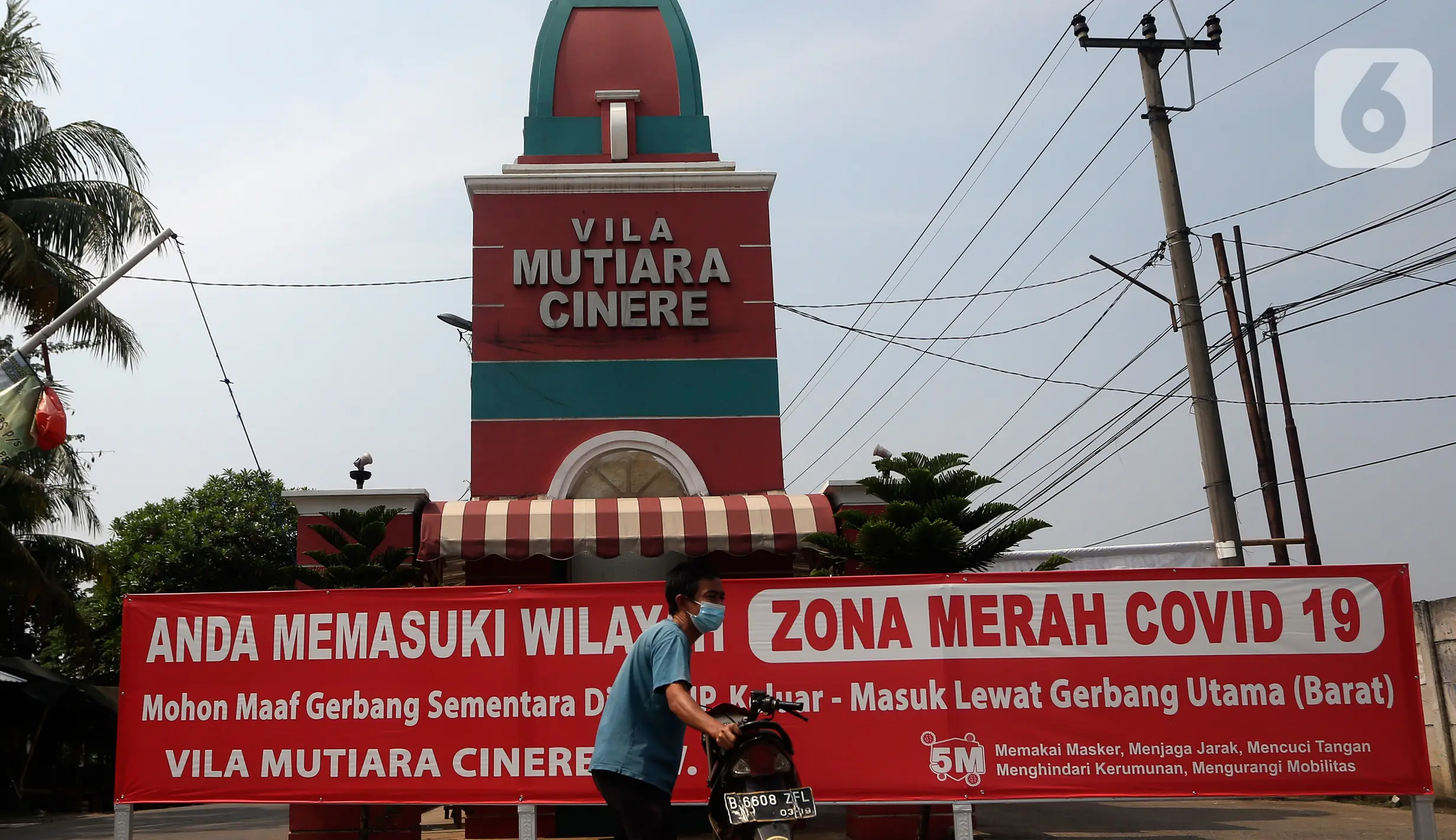 FOTO: Zona Merah di Kawasan Perumahan - Foto Liputan6.com