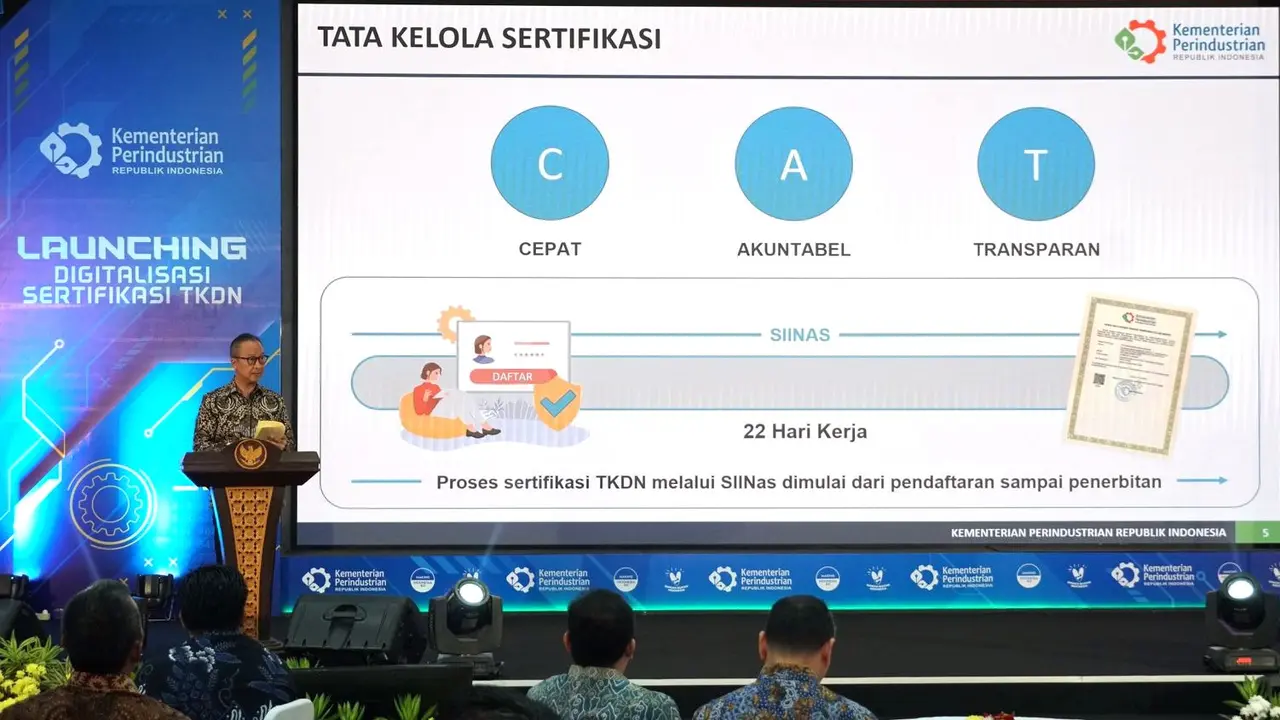 Kemenperin Tunjuk 5 Lembaga Verifikasi Independen TKDN, Ini Daftarnya