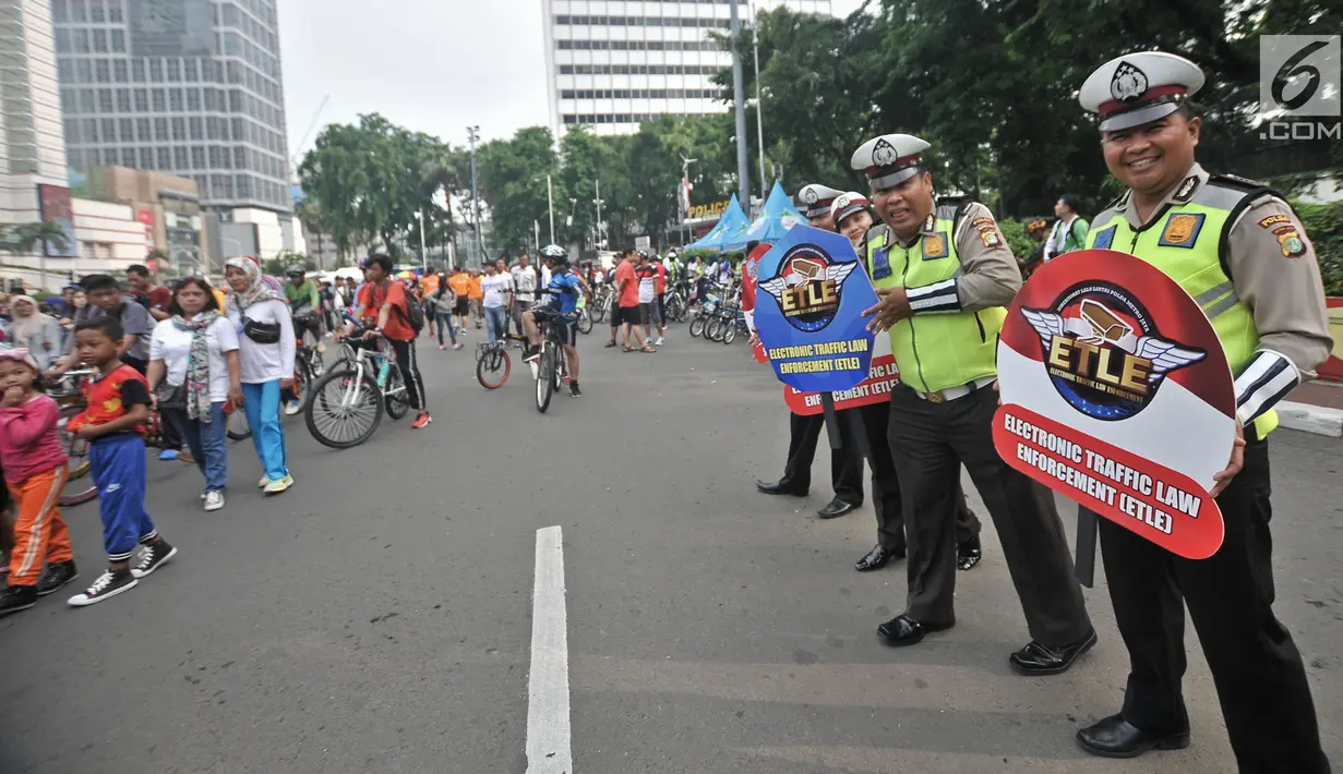 FOTO: Sistem Tilang ETLE Resmi Diluncurkan - Foto Liputan6.com