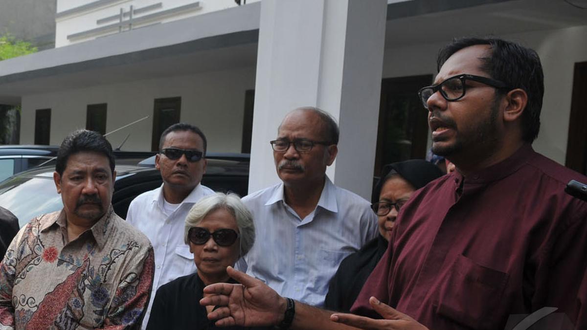 Koalisi Korban HAM Gagal Temui Agum Gumelar - Foto Liputan6.com