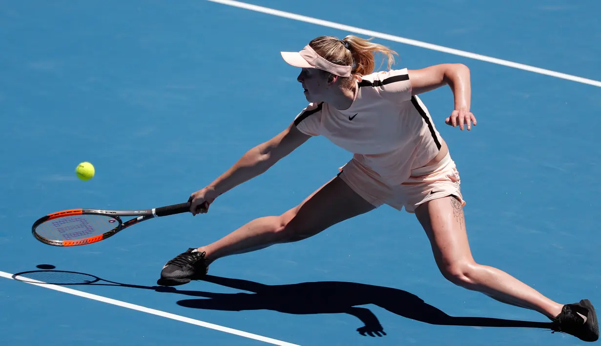 FOTO: Tato di Paha Seksi Petenis Ukraina Ini Curi Perhatian - Foto ...