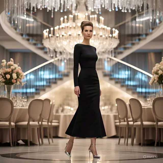 10 Inspirasi Baju Dress Warna Hitam untuk Gala Dinner, Tampil Modis dan ...