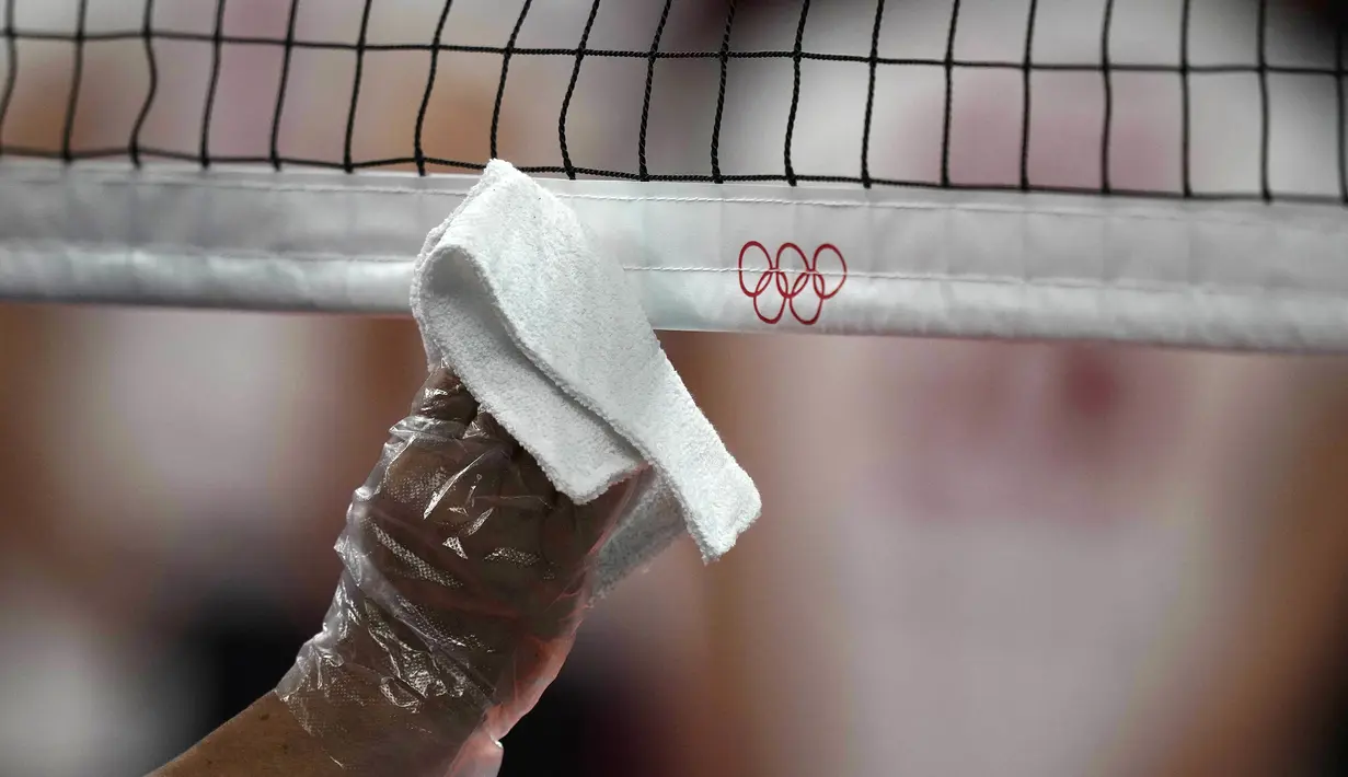 FOTO: Protokol Kesehatan Pertandingan Voli Olimpiade Tokyo 2020 - Foto ...