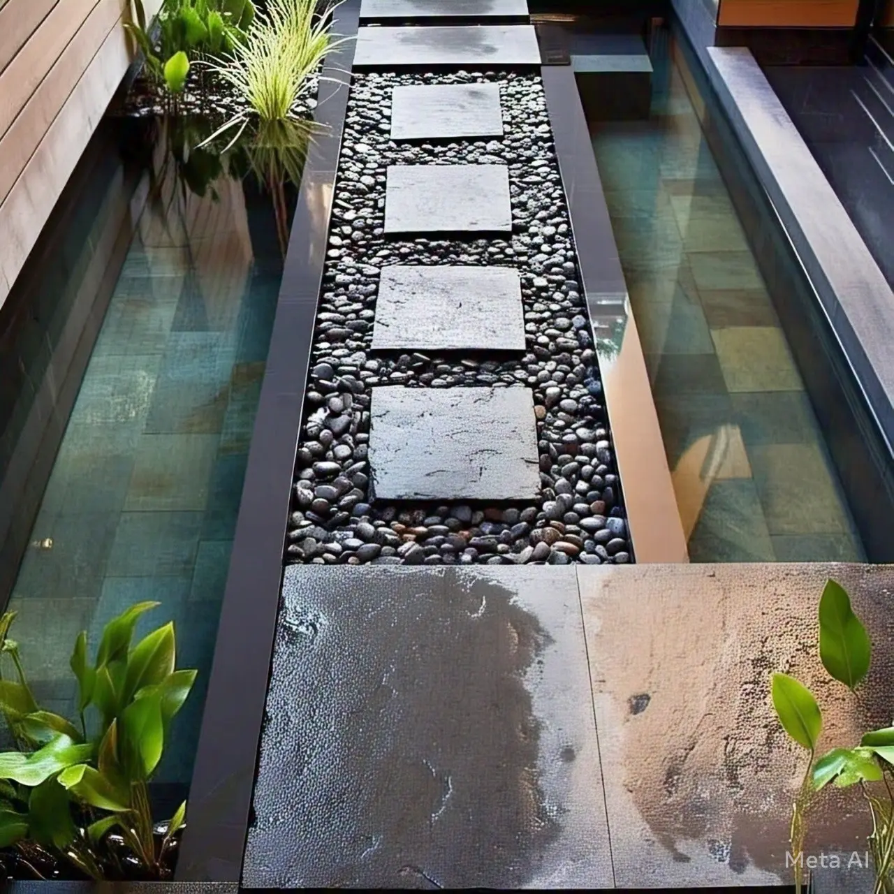 7 Model Kolam Ikan Persegi Panjang Minimalis untuk Rumah Modern dan ...
