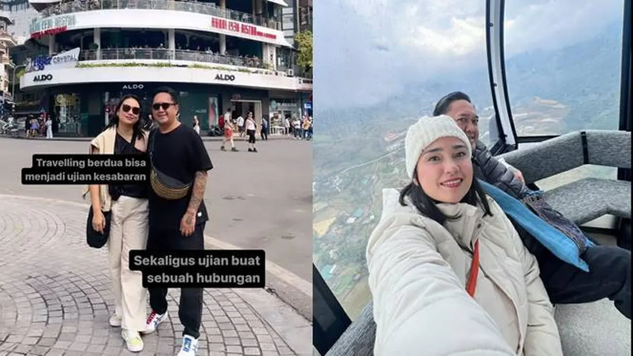 7 Potret Seru Feby Febiola dan Franky Sihombing Liburan Ke Vietnam ...
