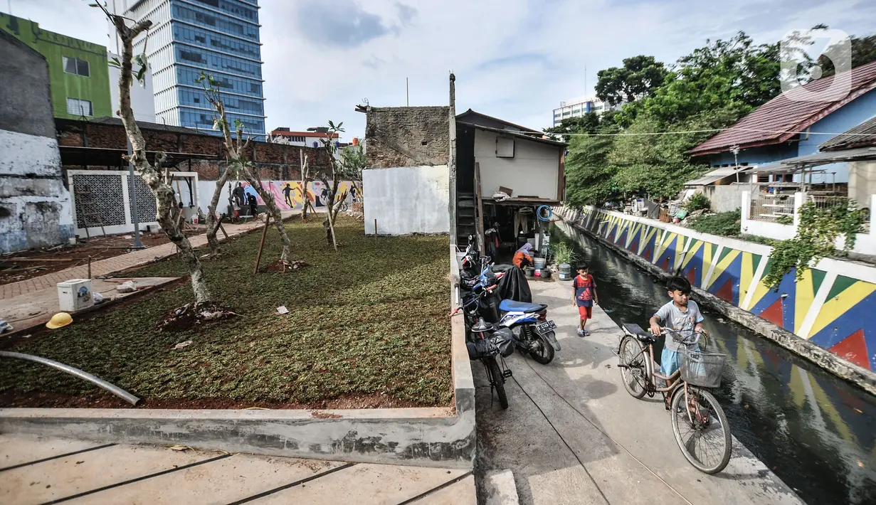 FOTO: Pembangunan Taman Simpang UKU Berkonsep Pocket Park - Foto ...
