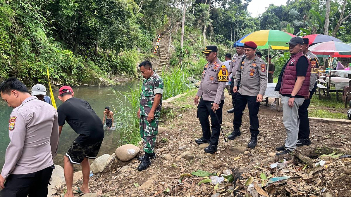 Tragedi di Air Terjun Way Lalaan Tanggamus: 2 Bocah SD Tewas Tenggelam