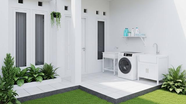8 Desain Tempat Cuci Baju Outdoor yang Tidak Bikin Rumah Berantakan ...