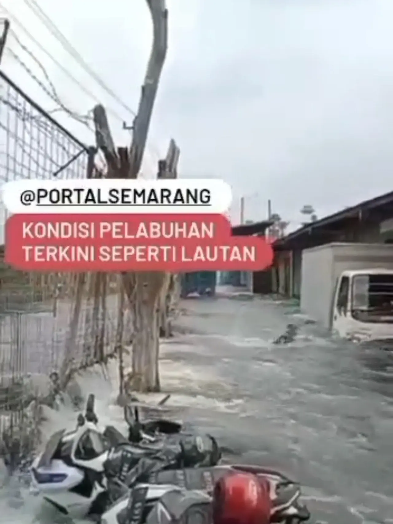 7 Potret Terkini Banjir Rob Semarang Akibat Tanggul Tanjung Mas Jebol ...