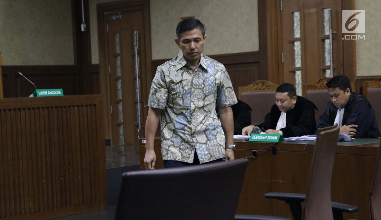 FOTO: Bos Grup Tjokro Jalani Sidang Dakwaan Kasus Suap di Krakatau Steel