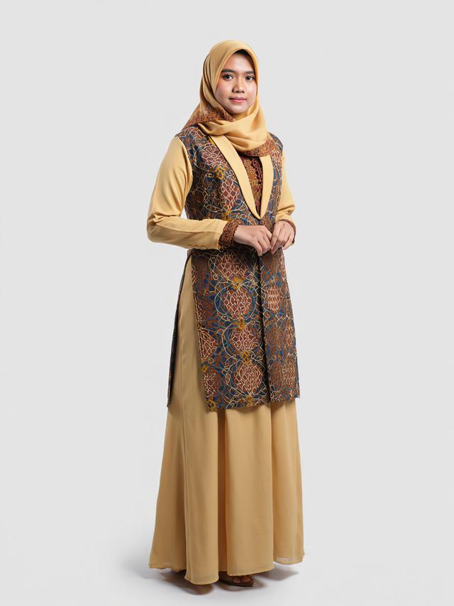 Inspirasi 9 Model Outer Batik Syari Terbaru 2025, Tampil Anggun dan Modern