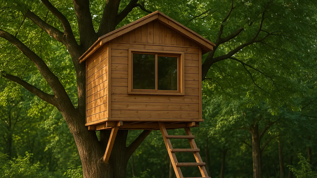 7 Inspirasi Model Rumah Kayu Sederhana di Pohon, Estetik dan Nyaman ...