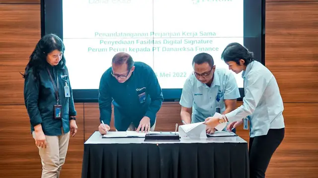 Peruri Beri Fasilitas Tanda Tangan Digital Danareksa Finance - Bisnis ...