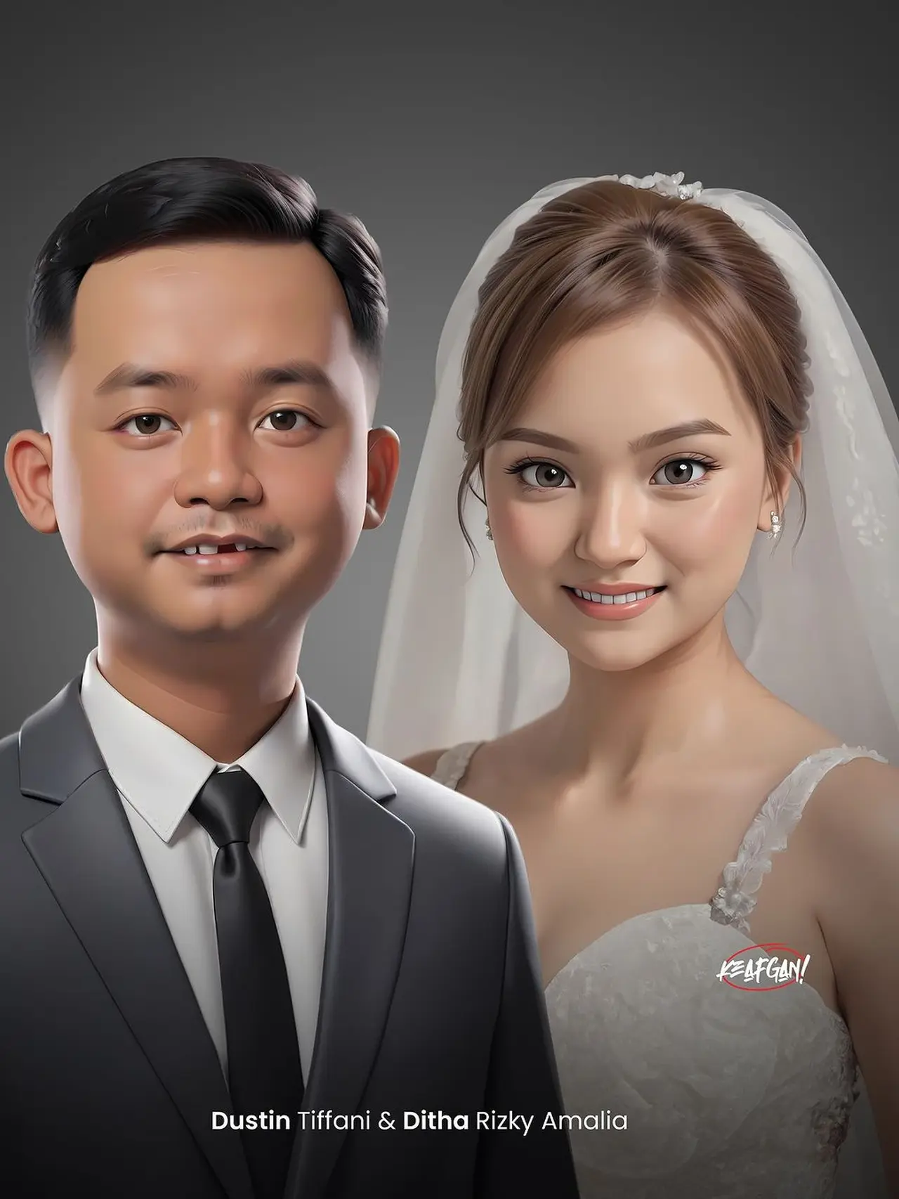 6 Potret Prewedding Dustin Tiffani dan Ditha yang Seru, Segera Menikah ...