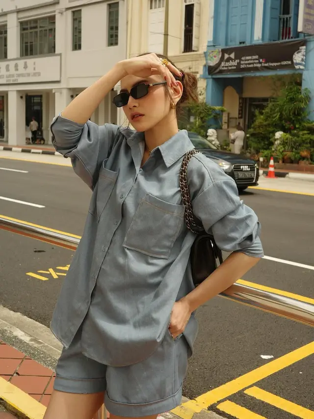 6 Potret Mahalini di Singapura Sebelum Umumkan Hamil, Baby Bump ...