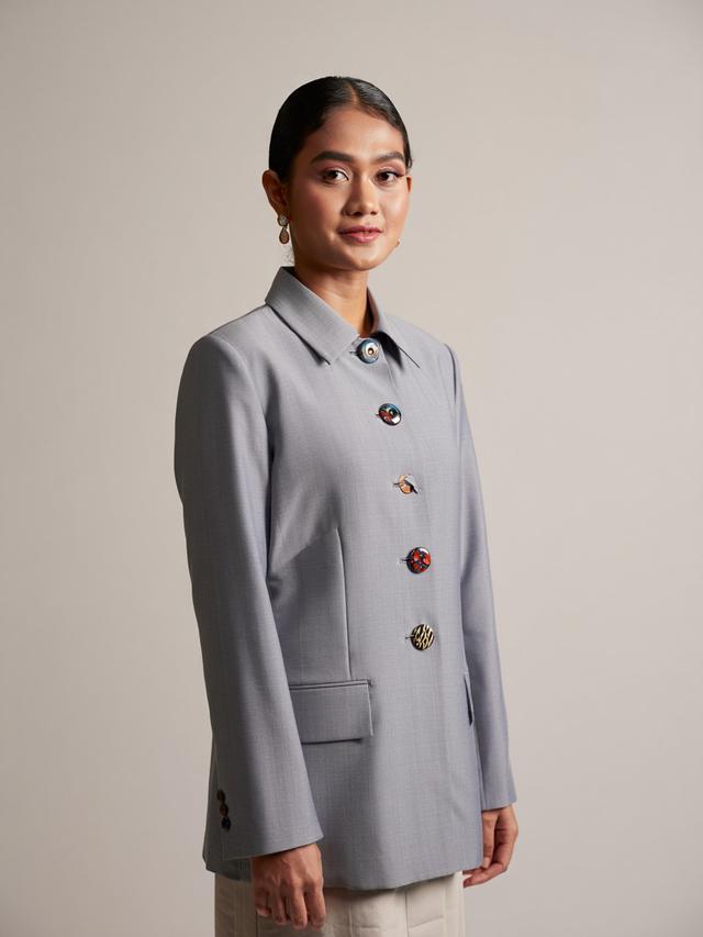 7 Model Jas Kombinasi Batik Wanita yang Trendi di Tahun 2025, Gaya ...