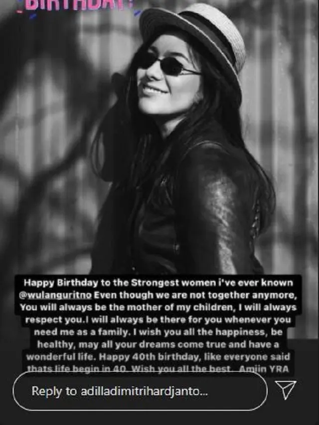 Ucapkan Ultah ke Wulan Guritno, Adilla Dimitri: Aku Selalu Ada Saat ...