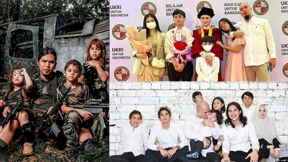 7 Potret Kedekatan Ahmad Dhani dengan Ketujuh Anaknya, Bukti Ayah ...