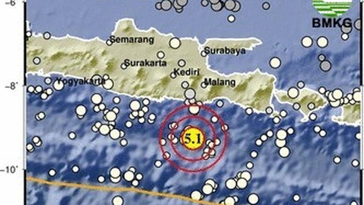 Analisis BMKG soal Gempa Malang Magnitudo 5,1, Dimutakhirkan Jadi M 4,8 - News Liputan6.com