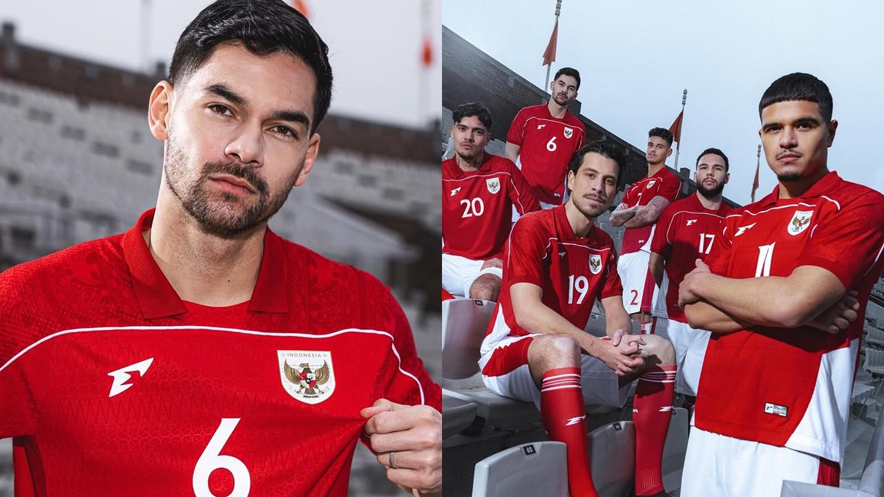 7 Potret Timnas Indonesia Pakai Jersey Baru, Long Sleeve-nya Curi Perhatian