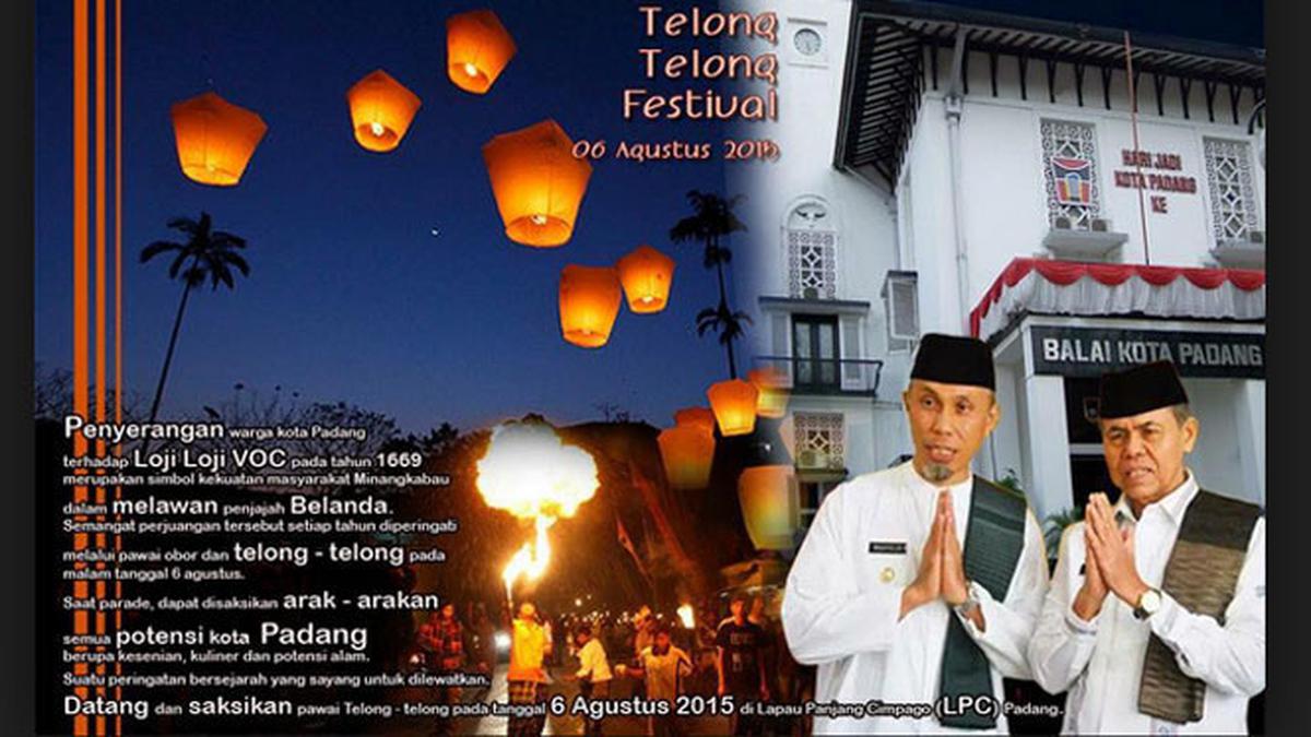 Telong-Telong Bangkitkan Perjuangan dan Pariwisata Padang