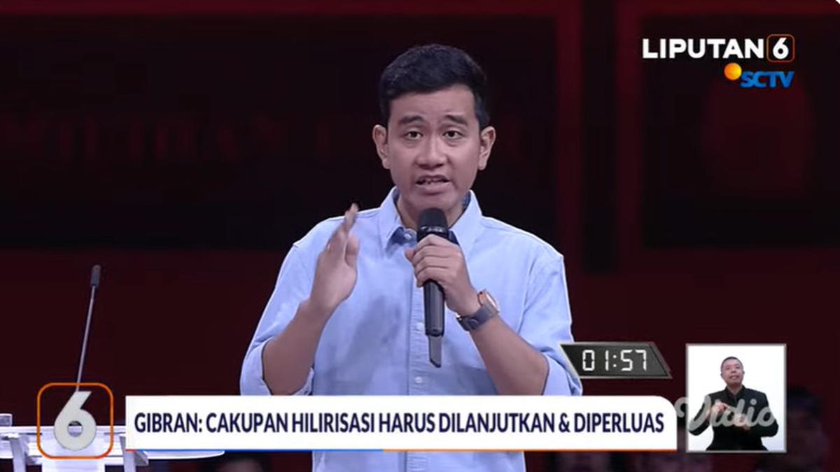 Saat Debat Cawapres, Gibran Sebut Bakal Ada 5 Juta Green Jobs