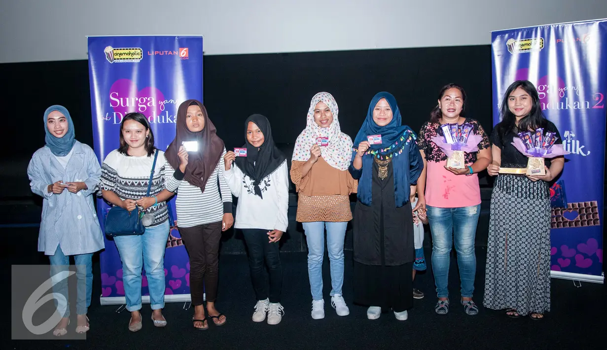 Nobar Bareng Cinemaholic Surga Tak Dirindukan 2 Bersama Cadbury - Foto Liputan6.com
