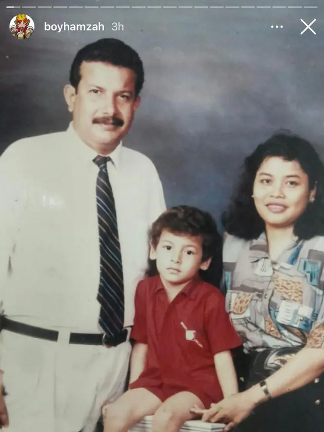 6 Potret Masa Kecil Boy Hamzah Pemeran Dokter Restu di Mega Series ...