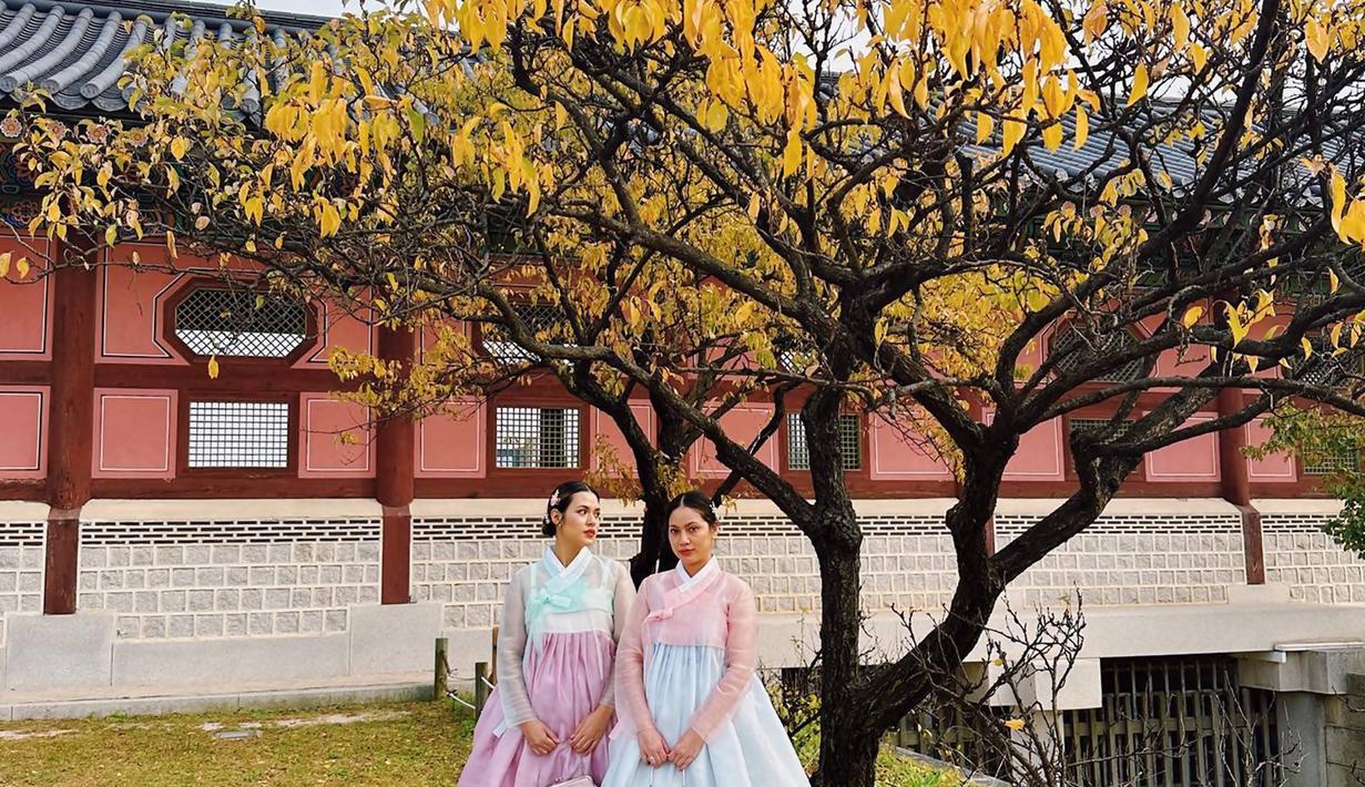 Potret Raisa Andriana Liburan ke Korea Selatan, Menawan Pakai Hanbok