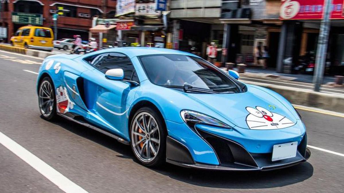 Tampil Imut, McLaren Langka Dibubuhi Muka Doraemon - Otomotif Liputan6.com